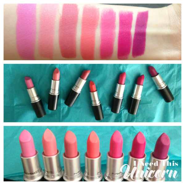 MAC Flamingo Park Lipstick Swatches | I Need This Unicorn