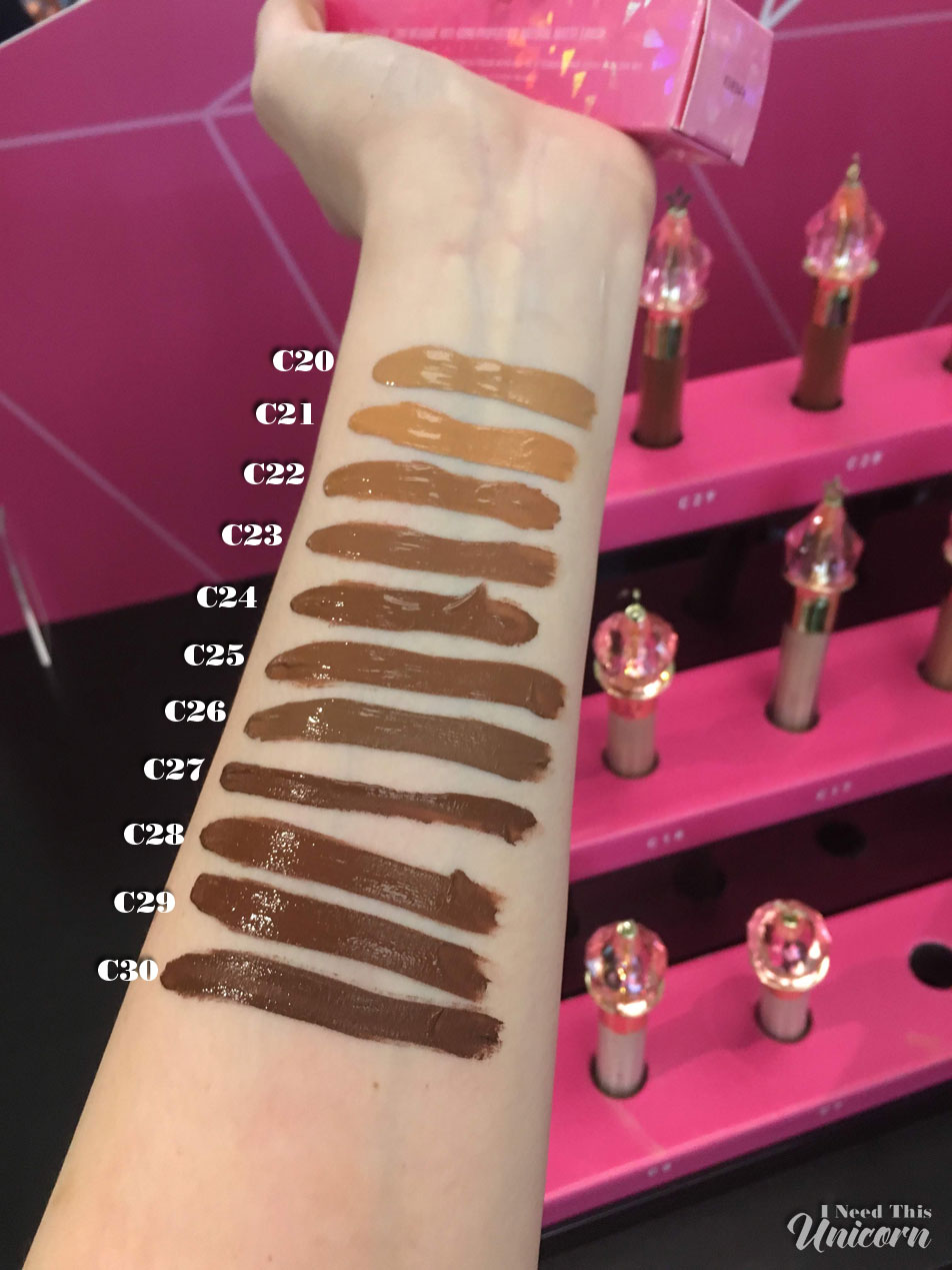 Jeffree Star Cosmetics Magic Star Concealer Swatches | I Need This Unicorn
