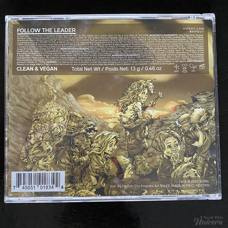 Metal Collabs: Hip Dot x KoRn Follow The Leader Palette + Korn & In ...