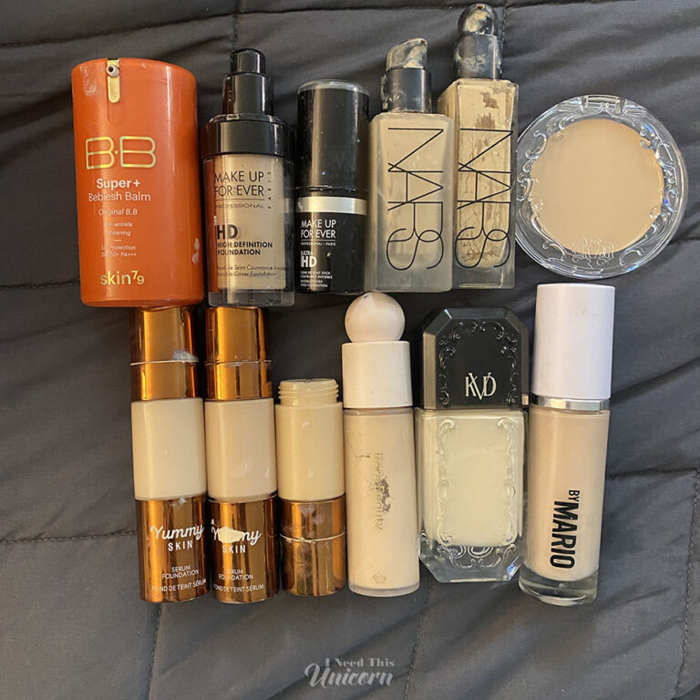 Foundation Swatches for Fair Olive Complexions | I Need This Unicorn